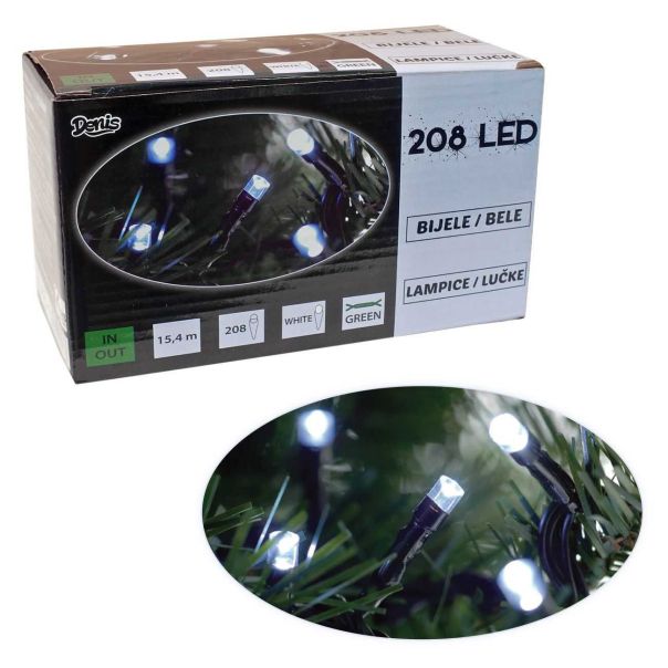 Novogodišnje lampice 160 Led bele