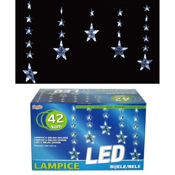 Novogodišnje lampice LED Zavesa 42 kom