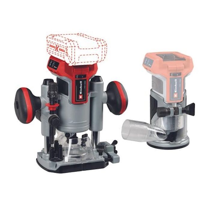 EINHELL TP-RO 18 Li BL Solo SET baterijska glodalica za drvo