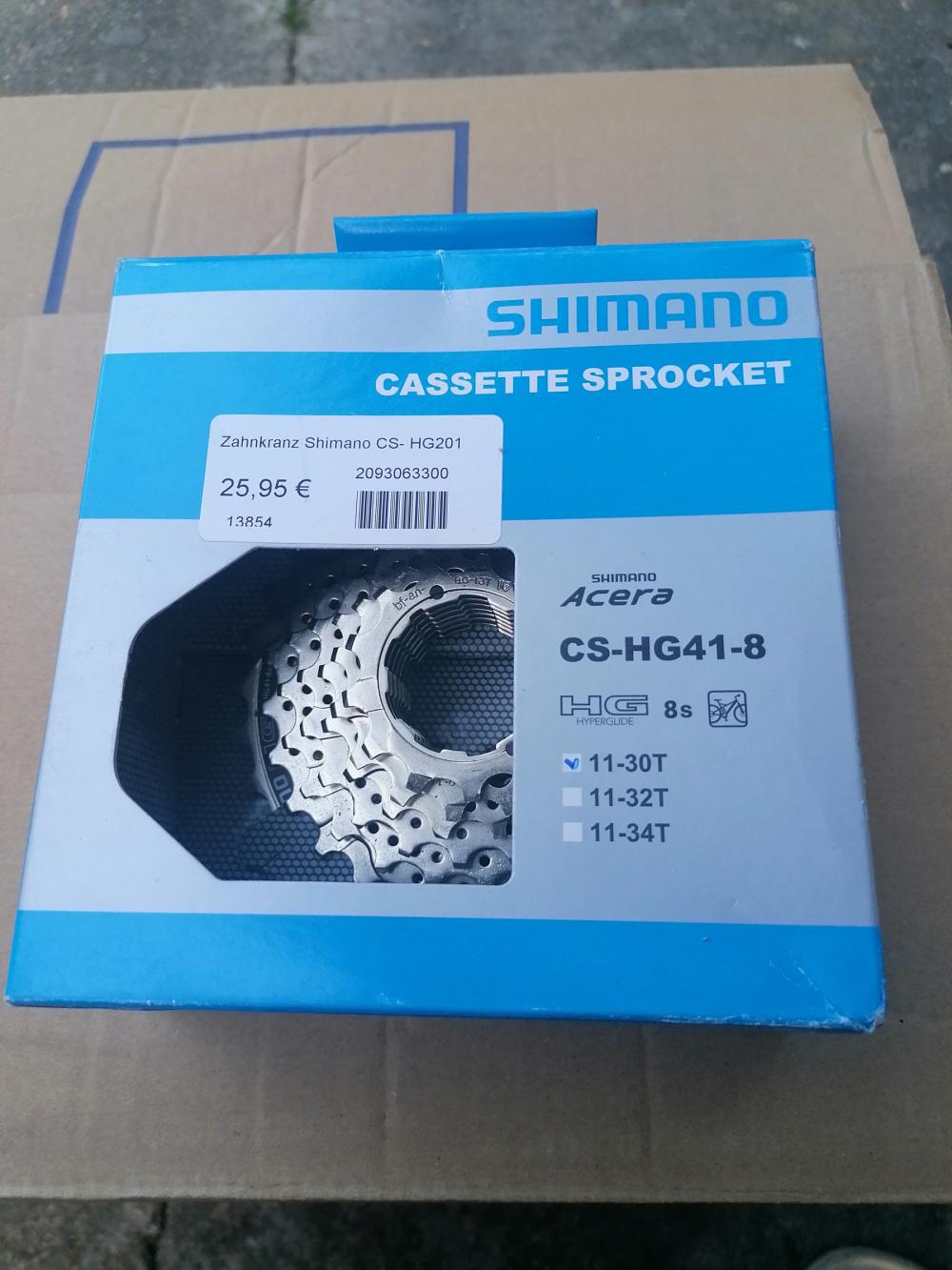 Kaseta Shimano CS-HG41-8 11-30