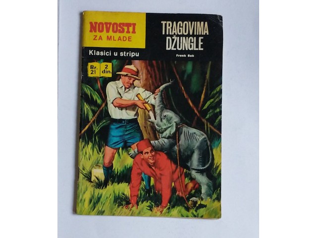 strip Novosti za mlade br. 21 Tragovima dzungle