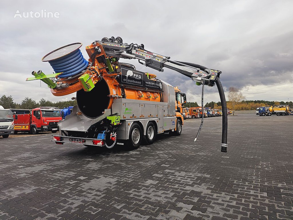 MAN FFG ELEPHANT WUKO COMBI FOR DUCT CLEANING kombinovano vozilo za čišćenje kanalizacije