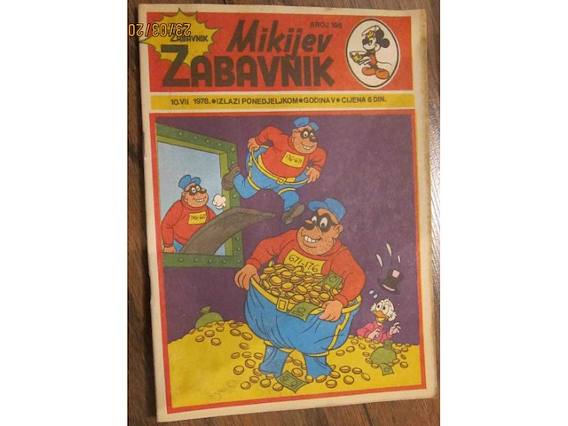 Mikijev zabavnik 196 -latinica