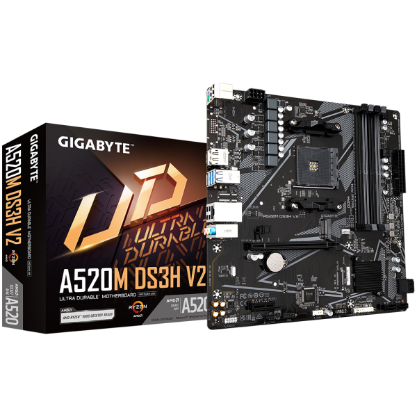 MB Gigabyte AMD AM4 A520M DS3H V2 1.0