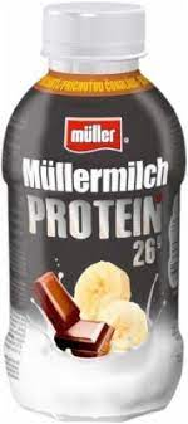 Mullermilch protein vanila,čoko/banana 400gr.