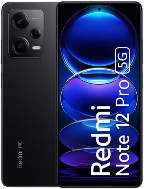 XIAOMI Redmi Note 12 Pro 5G 6/128 crni mobilni 6.67" Octa Core Mediatek MT6877V Dimensity 1080 6GB 128GB 50Mpx+8Mpx+2MpxDual Sim