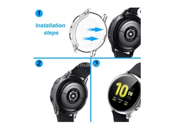 Zastitno providno silikonsko kuciste za Samsung Galaxy Watch Active 2 44 mm