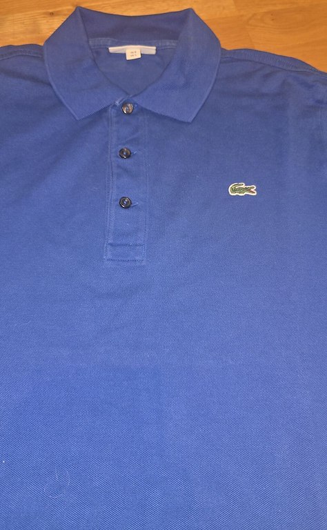 LACOSTE original majica polo, sa kragnicom, kraljevsko plava boja