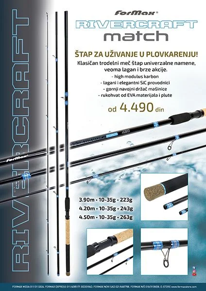 FORMAX RIVERCRAFT MATCH 4.20M 10-35GR