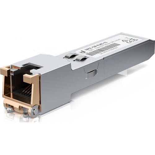 Ubiquiti SFP / SFP+ to RJ45 Adapter transceiver module | UACC-CM-RJ45-1G