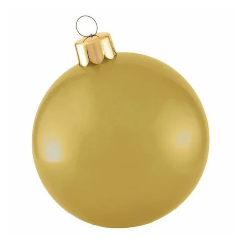Ornamento Novogodišnja kugla 45cm - Zlatna