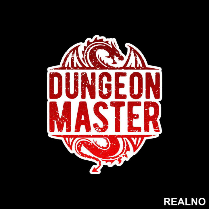 DUNGEON MASTER - D&D - DUNGEONS AND DRAGONS - NALEPNICA