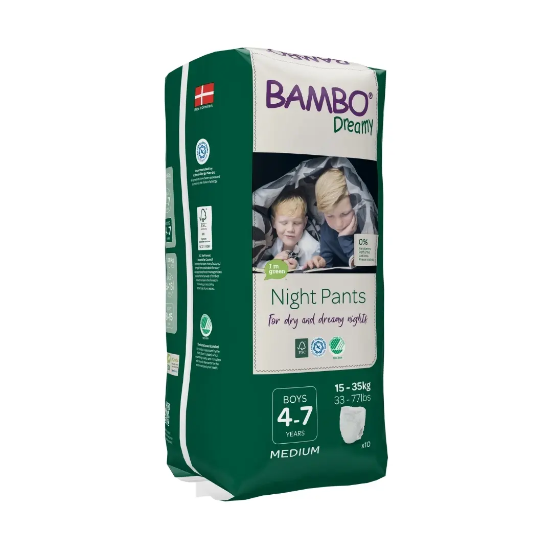 BAMBO Noćne gaćice Dreamy M 4-7god, 15-35kg