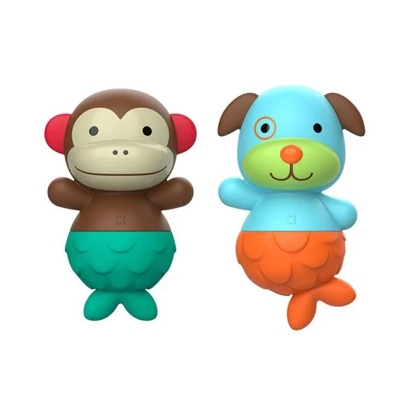Skip Hop igračke za kupanje - majmun i pas