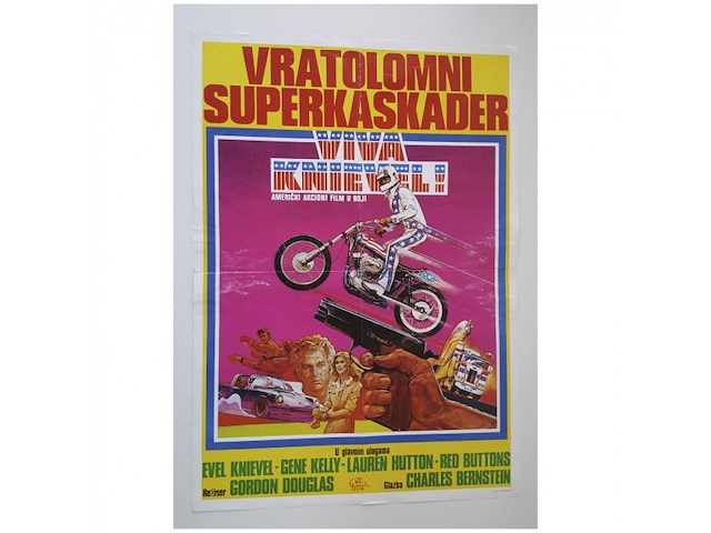 Filmski plakat - Viva Knievel