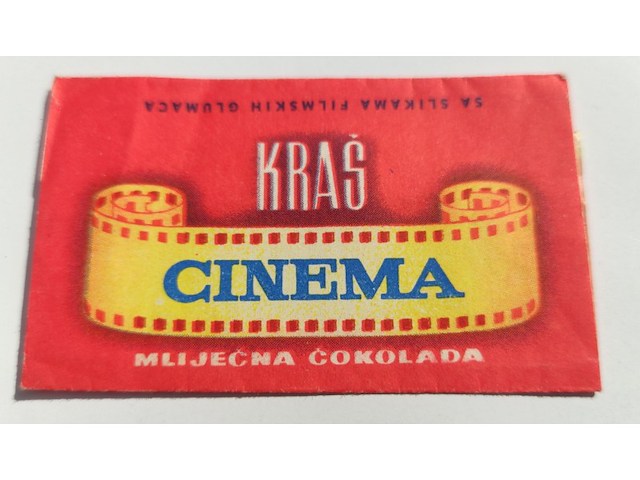 KRAŠ CINEMA ALBUMSKI OMOT ČOKOLADE EX YU