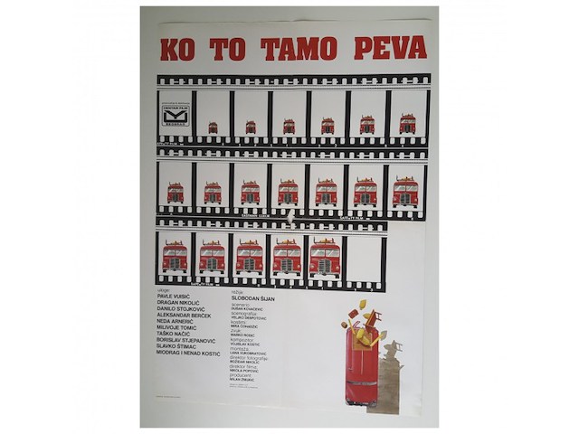 Filmski plakat - Ko to tamo peva