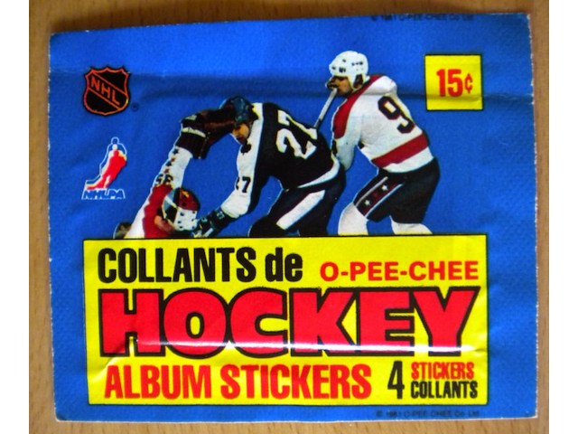 Neotvorena kesica `Hockey 1981`