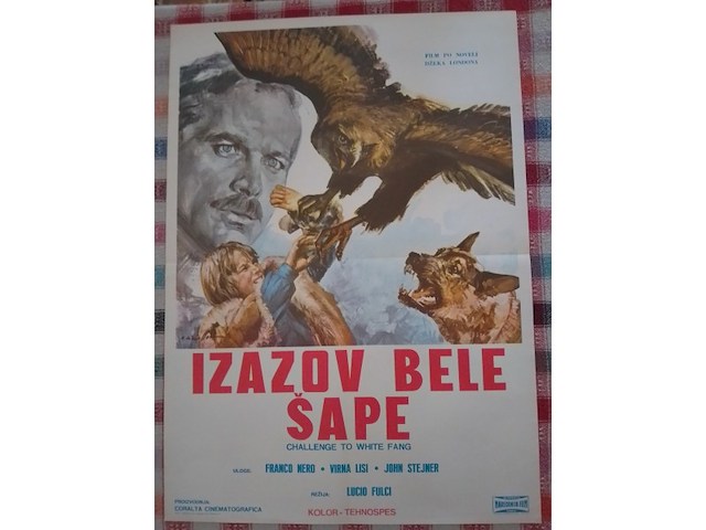 plakat IZAZOV BELE ŠAPE (Franco Nero)