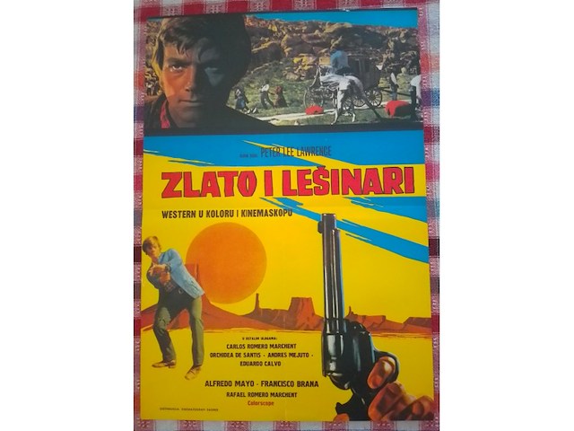 plakat ZLATO I LEŠINARI