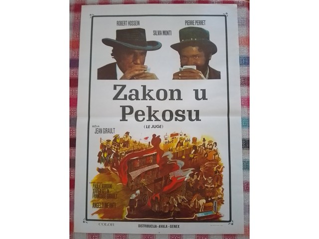 plakat ZAKON U PEKOSU