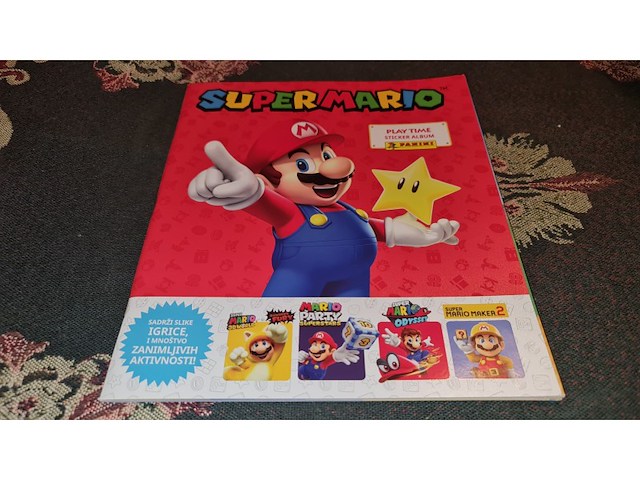 Super Mario, Play time sticker albim