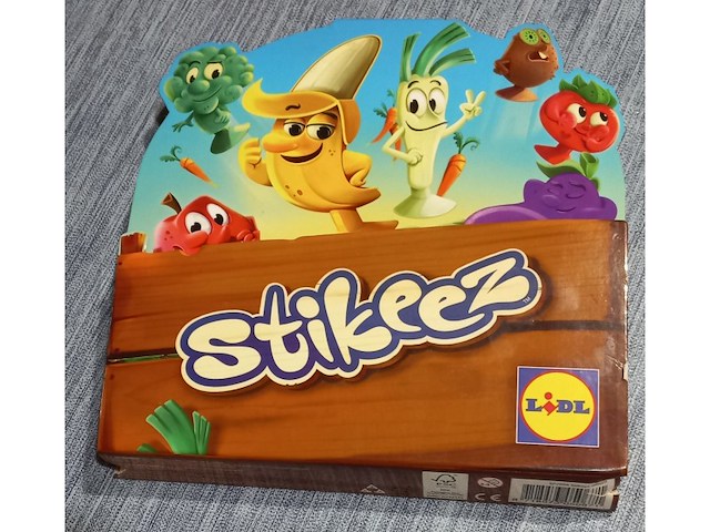 Stikeez Lidl album sa 10 figurica voća i povrća