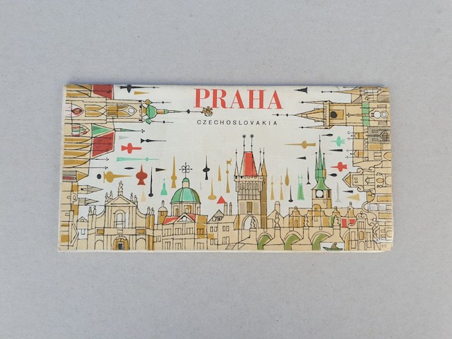 Praha / Prag, mapa iz 1962. god