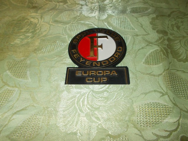 Sportclub Feyenoord - Europa Cup zastavica - 13x11 cm
