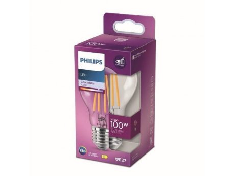 PHILIPS LED sijalica FILAMENT E27 10.5W NW 4000K