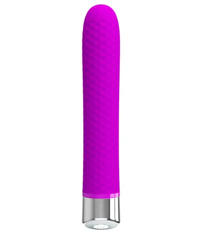 Plasticni Vibrator-Presvucen Silikonom