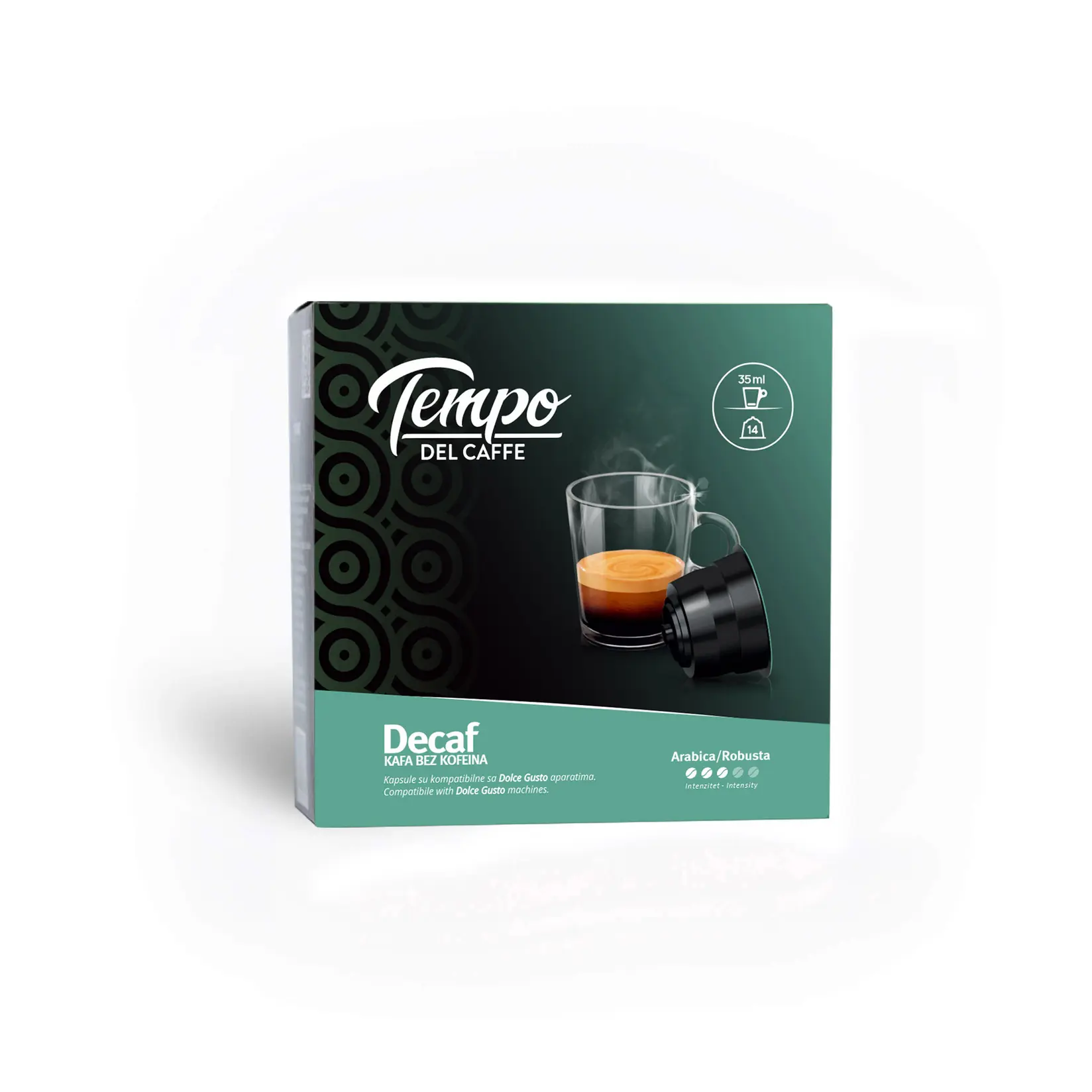 TEMPO DEL CAFFE Kapsule za Dolce Gusto Espresso Decaf