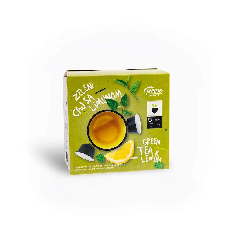 TEMPO DEL CAFFE Kapsule za Dolce Gusto Zeleni čaj sa limunom