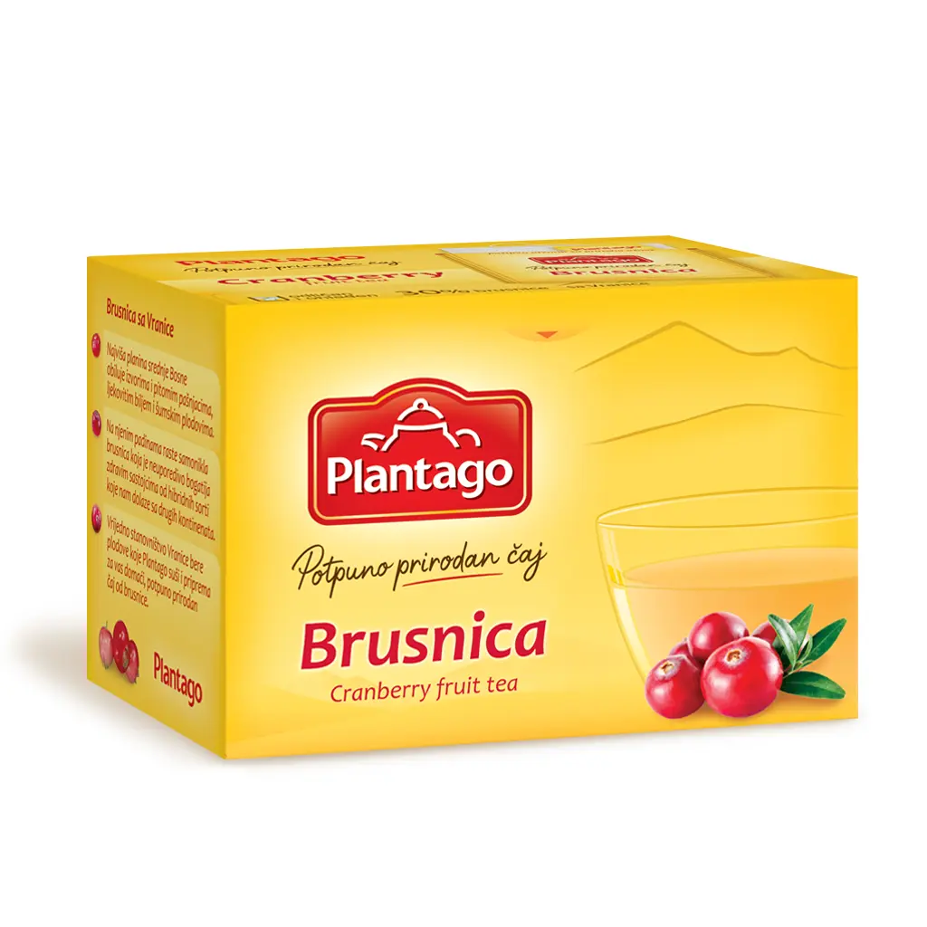 PLANTAGO Čaj od brusnice