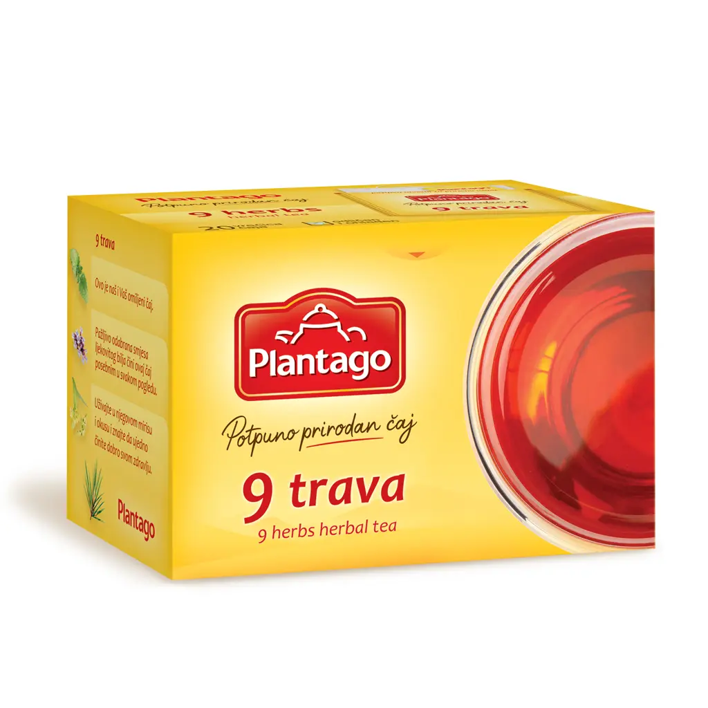 PLANTAGO Čaj od 9 trava