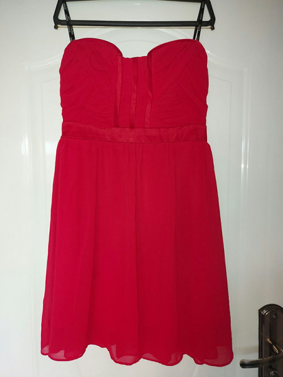 Nova crvena top haljina S sa etiketom