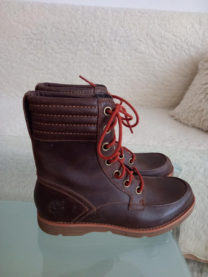 TIMBERLAND BRAON ČIZME PRIRODNA KOŽA 36/23cm