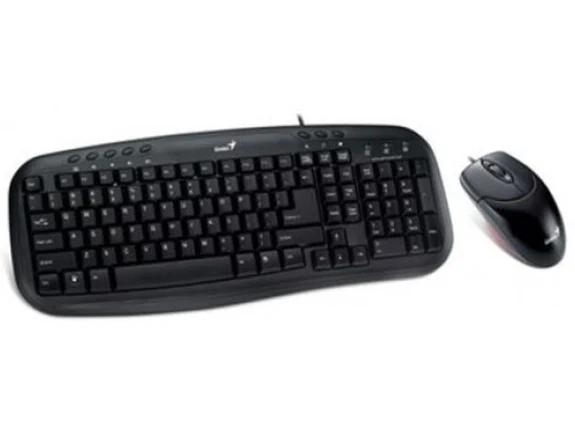 Genius Tastatura i miš USB KM-200 Multimedia YU Black