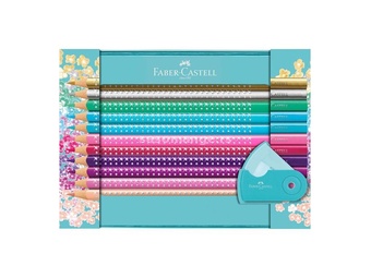 Faber-Castell bojice Sparkle / set za poklon (Trougaone bojice)