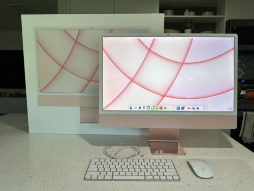 novi Apple iMac 24″ (256GB SSD, Apple M1, 3.20GHz, 8GB, 8-jezgreni GPU) Pink €550