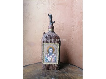 Sveti Sava, ukrasna slavska flasa