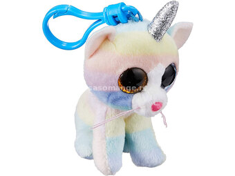 TY Beanie Boos Privezak Plišana igračka Začarana maca Heather Jednorog 35232