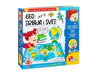 Edukativna igra Mali genije Zanimljiva geografija Lisciani 52371