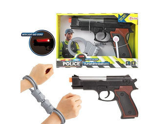 Policijski set pištolj sa svetlom i zvukom 51675