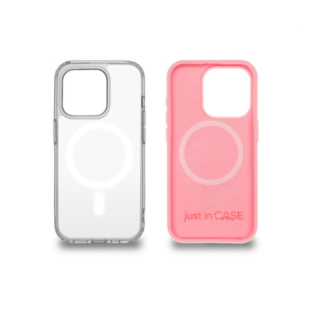 JUST IN CASE 2u1 MAG MIX Pink Maska za iPhone 15 Pro