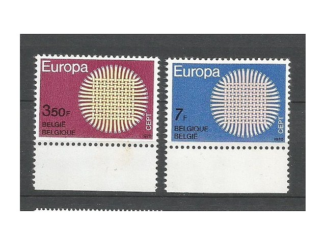 Belgija 1970. EVROPA CEPT,cista serija