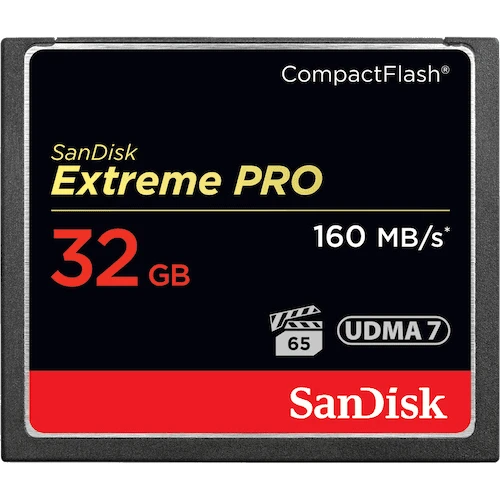 SanDisk Extreme PRO 32GB (SDCFXPS-032G-X46) memorijska kartica CompactFlash UDMA 7