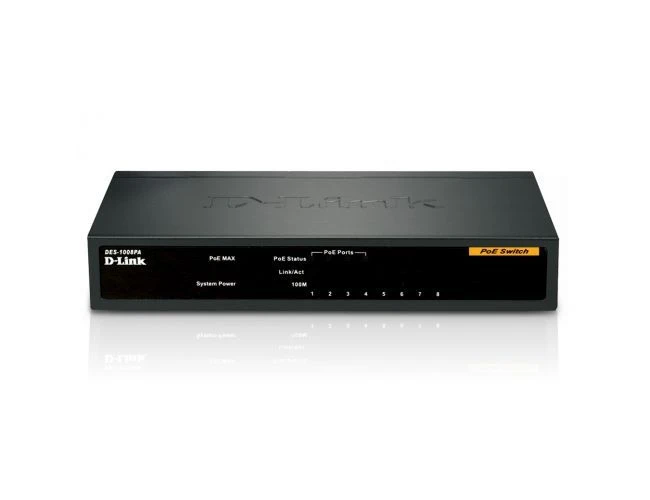 D-Link DES-1008P Ethernet Poe Switch 5-Portni