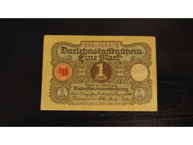 Germany 1 Mark 1920. (P-58) [VF]