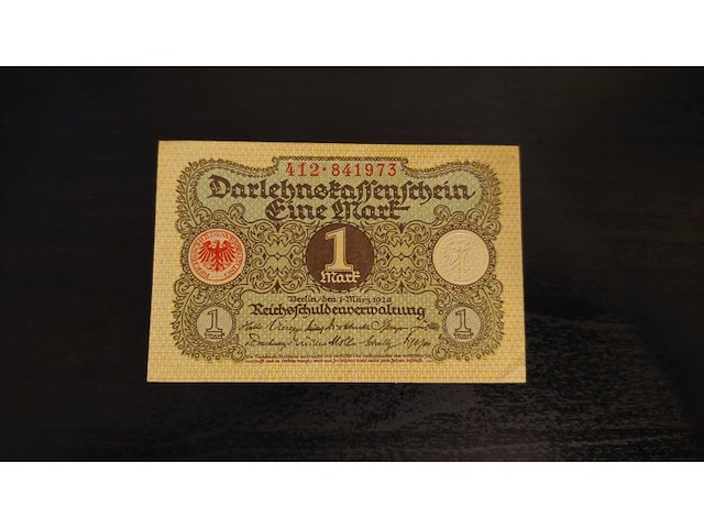 Germany 1 Mark 1920. (P-58) [XF]
